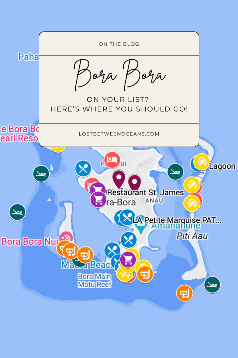 Detailed Bora Bora Map To Visit This Island!